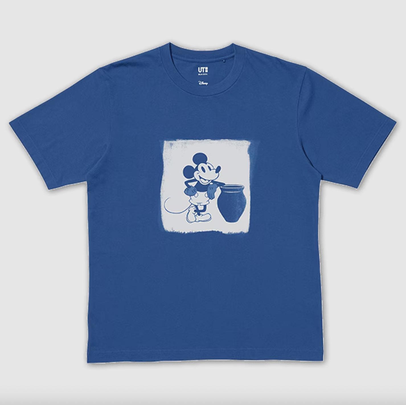 Mickey Mouse Gets an Indigo Makeover in Uniqlo’s Disney in Blue Collection