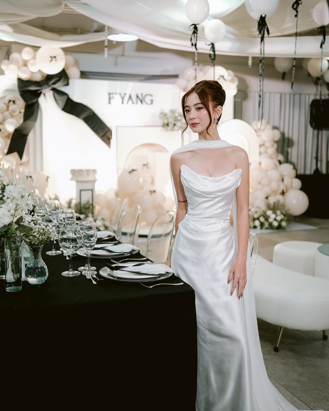 Fyang Smith Celebrates 19th Birthday with the Chicest Black-and-White Party