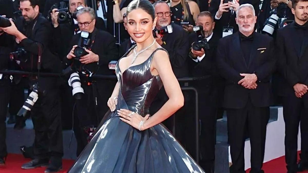 This Thai Beauty Queen Shut Down the Cannes 2025 Red Carpet in Michael Cinco