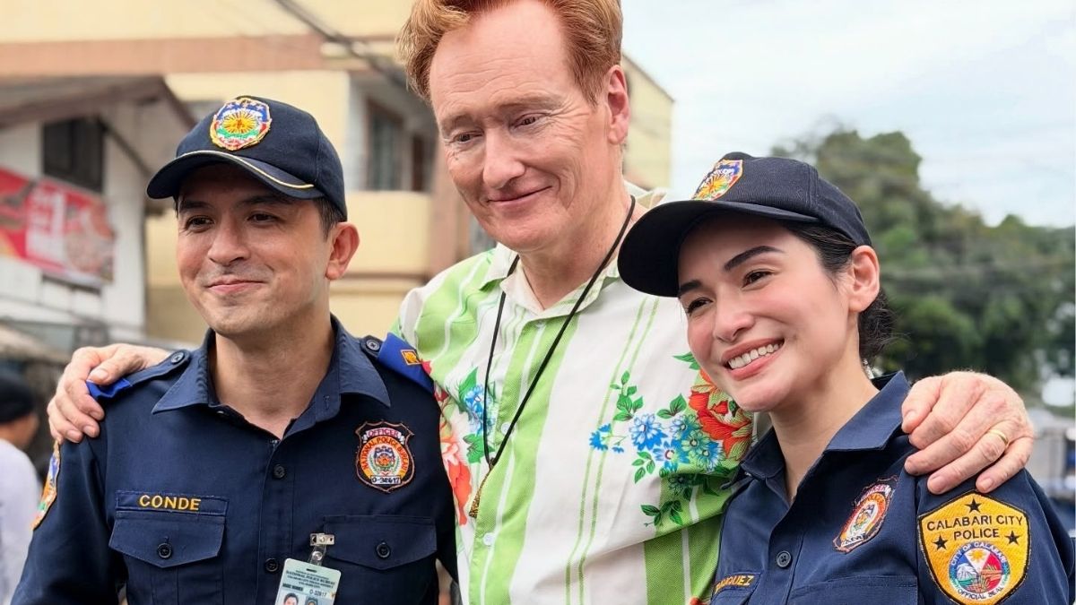 Conan O'Brien Was Spotted Wearing This "Kumot" Top from a Filipino Brand