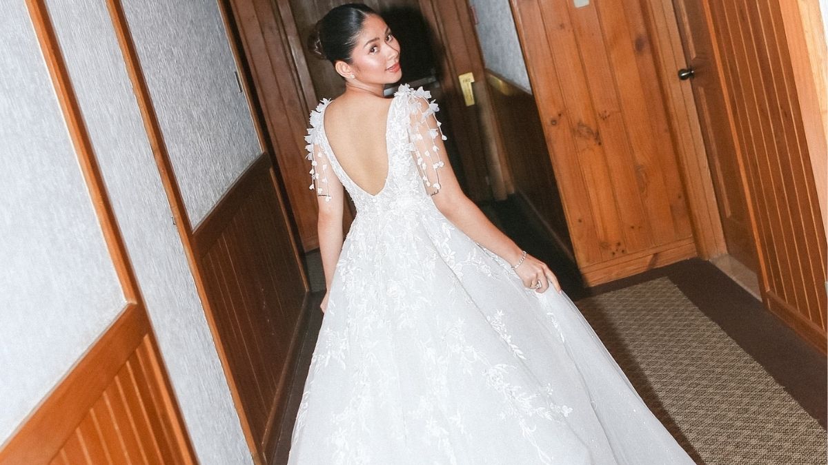 Loisa Andalio Ties the Knot with Ronnie Alonte in a Romantic Rosa Clara ...