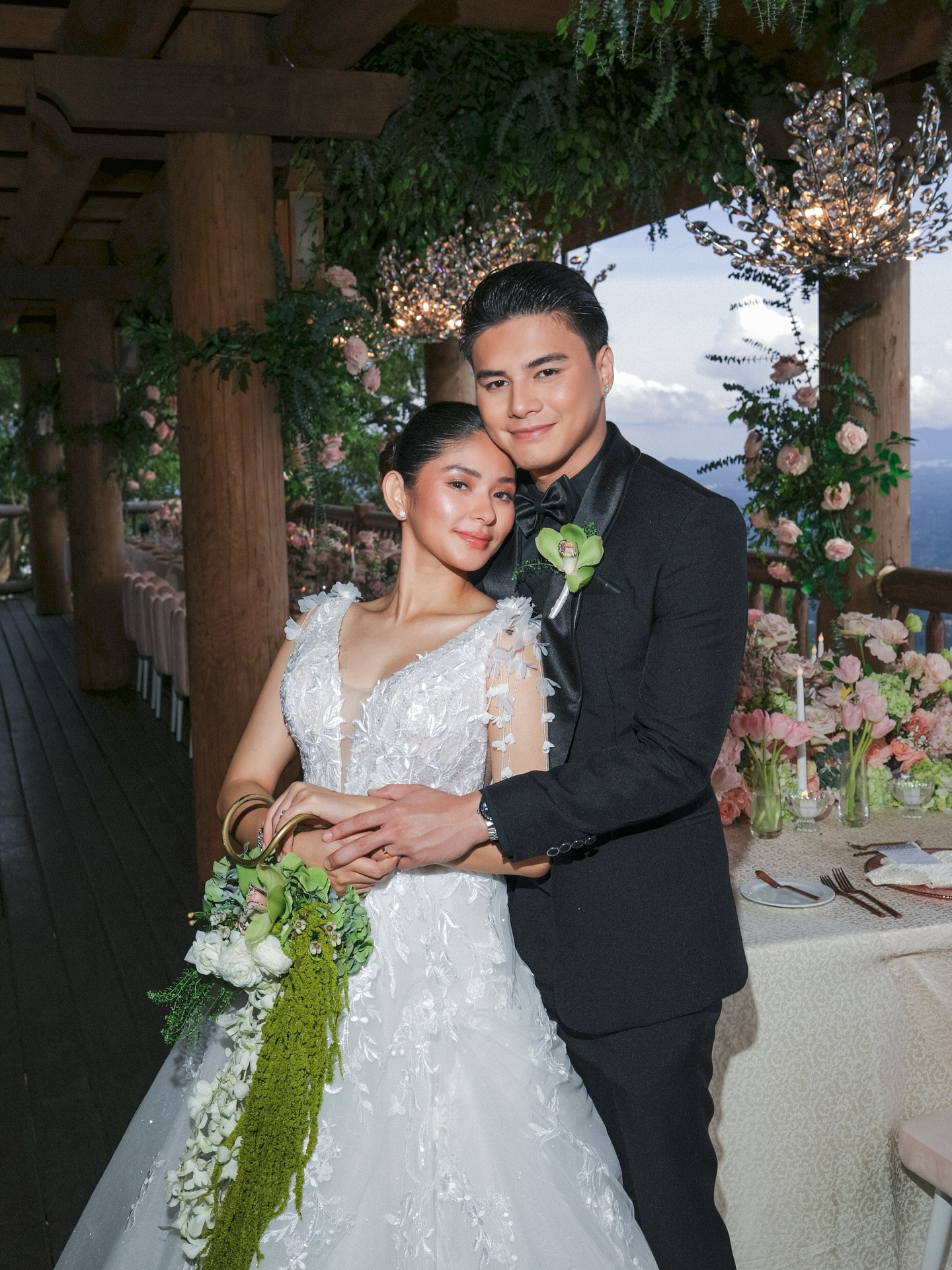 Loisa Andalio Ties the Knot with Ronnie Alonte in a Romantic Rosa Clara ...