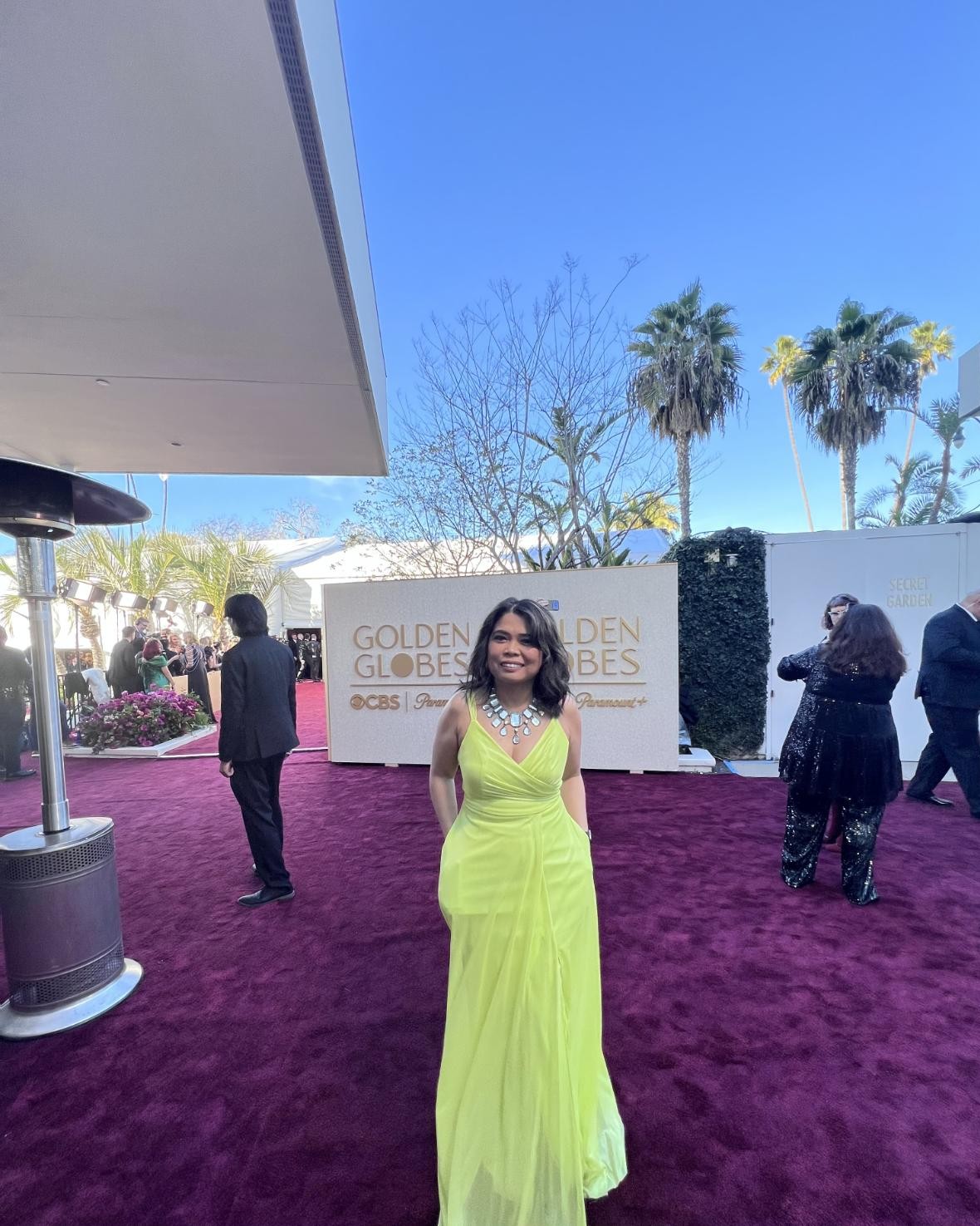 This Filipina Reporter Wore a 700-Peso Dress to the 2026 Golden Globes