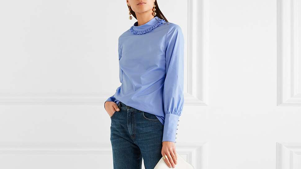 10 Ruffled, High Collar Tops to Shop Now | Preview.ph